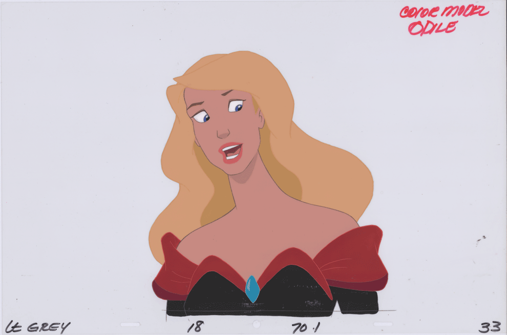 Odile Production Model Art Cel | Celluloid Art The Swan Princess