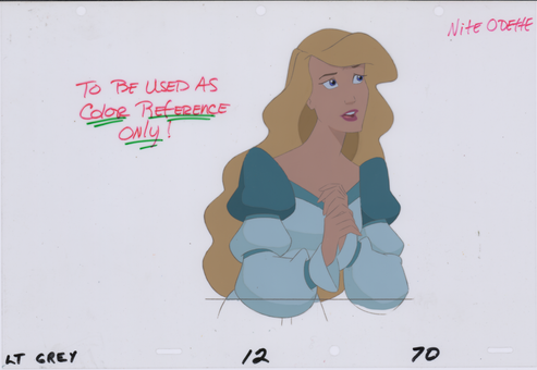 Odette Production Model Art | The Swan Princess