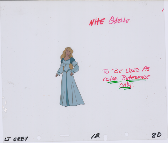 Odette Production Model Art | The Swan Princess