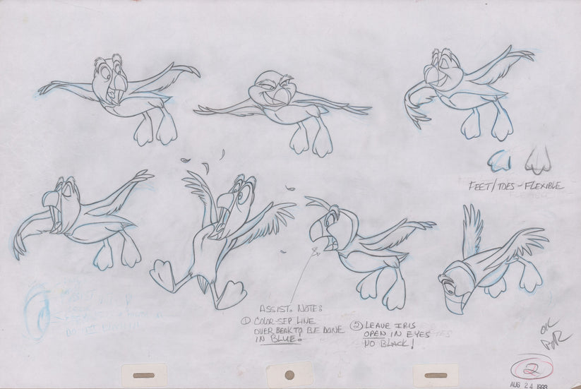 Puffin Production Model Art | The Swan Princess