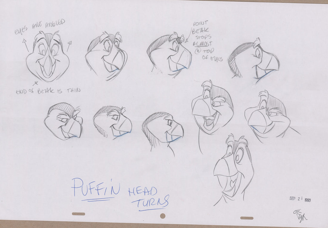 Puffin Production Model Art | The Swan Princess
