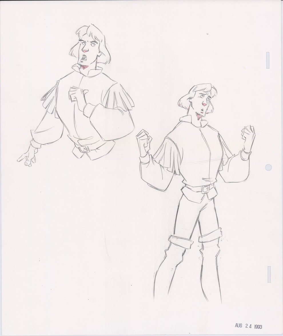 Derek Production Model Art | The Swan Princess