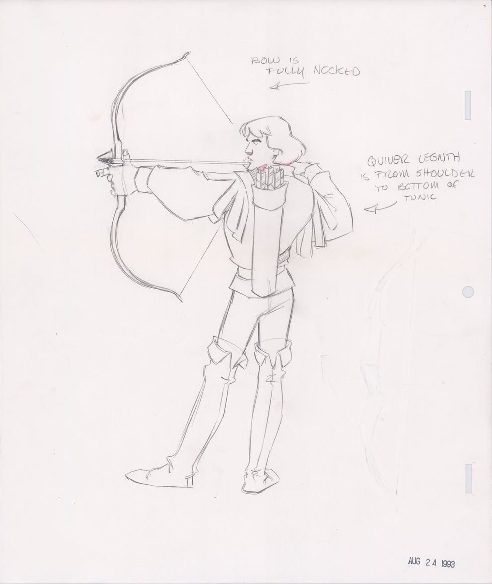 Derek Production Model Art | The Swan Princess