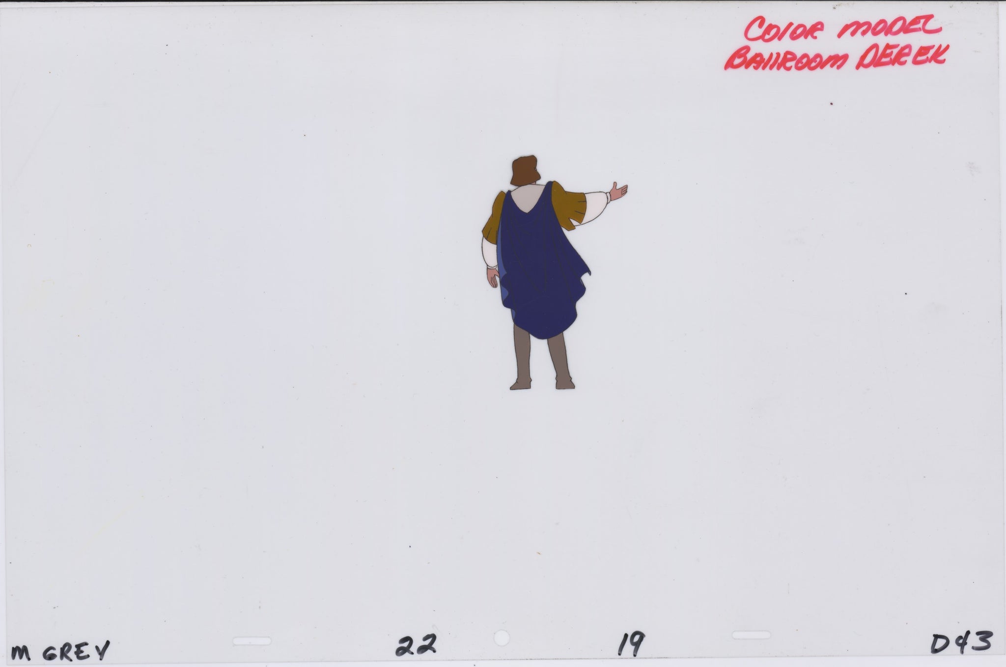 Derek Production Model Art | The Swan Princess