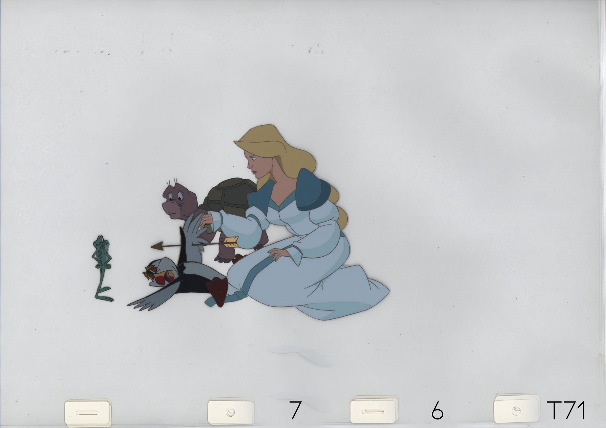 Art Cels Odette & Animals (Sequence 7-6) | Celluloid Art The Swan Princess