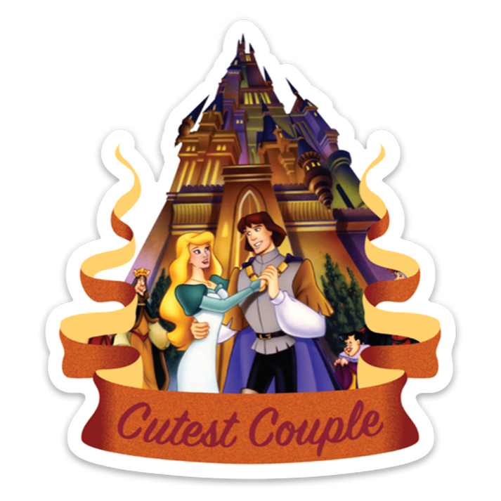 Cutest Couple Vinyl Sticker – The Swan Princess