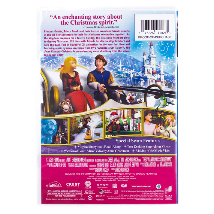 DVD Swan Princess Christmas | Swan Princess – The Swan Princess