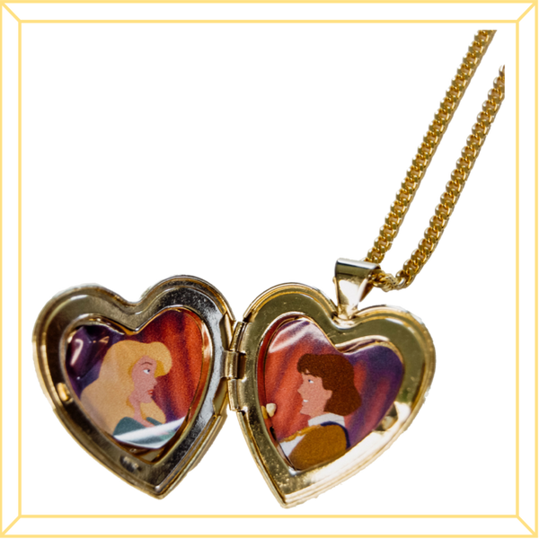 Swan princess Birthstone Heart Locket | Swan Princess – The Swan Princess